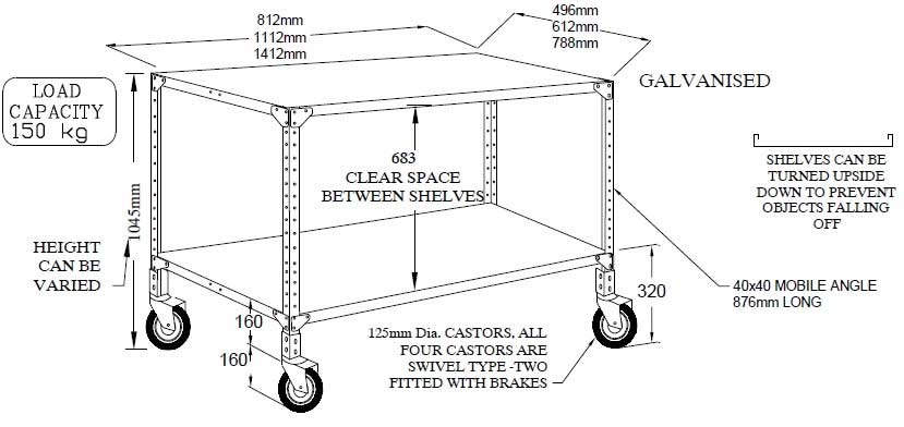 Mobile Trolleys - Sharman Shelving